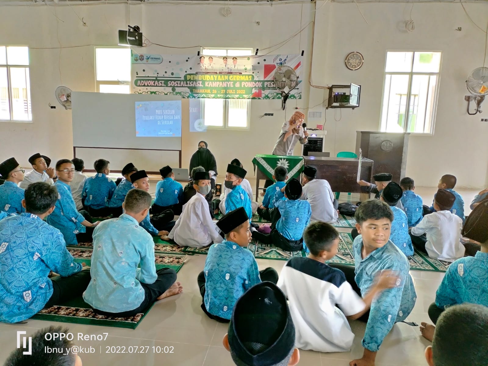 Dinkes Kaltara gandeng MBS Tarakan Kampanyekan GERMAS di Pondok Pesantren
